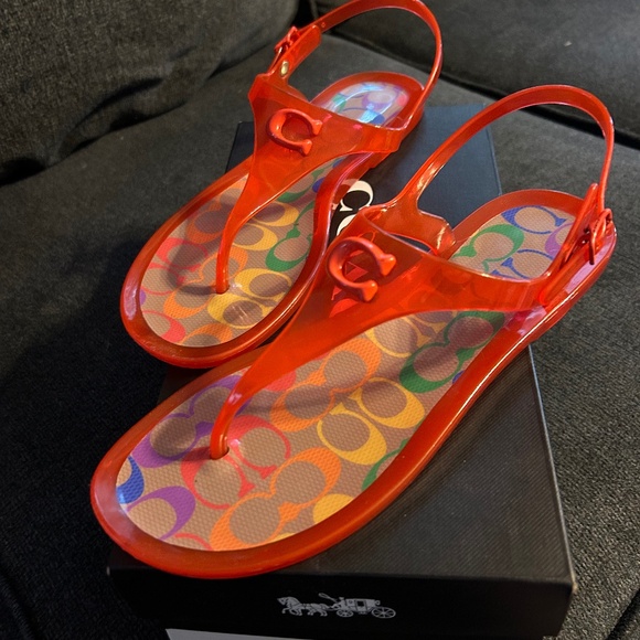 Coach | Shoes | Coach Jelly Sandals | Poshmark